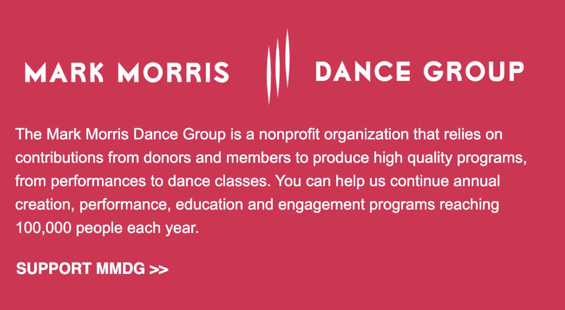 Mark Morris Dance Group | MMDG News: Announcing our 2022-2023 Season ...